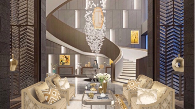 Exquisite Lobby Decoration Design Case - Practical Inspiration and ...