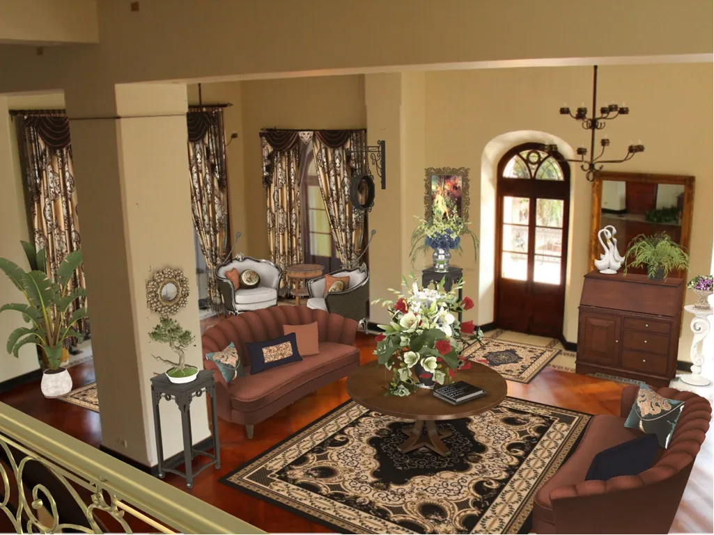 Victorian Hotel lobby created by bj.dalton on Homestyler