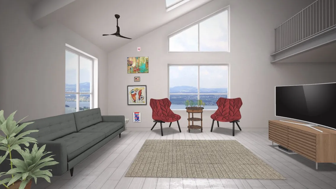 Vaulted Ceilings Living Room created by Jess Findlay on Homestyler