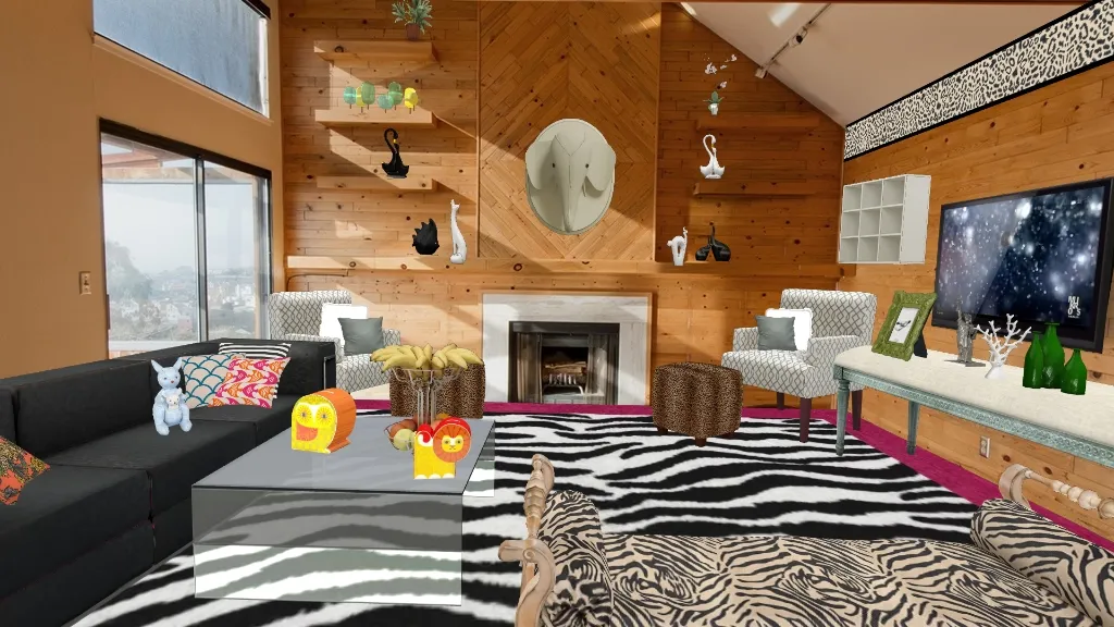 Wild living room created by Julie C on Homestyler