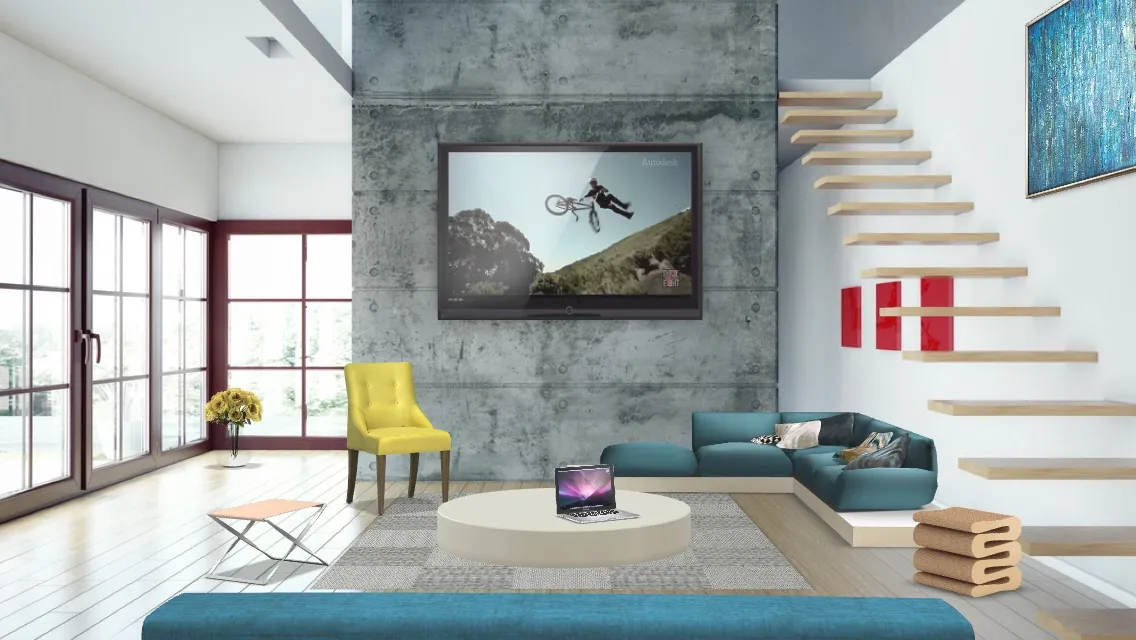 Living Room (House 1) created by Anonymous Designer on Homestyler