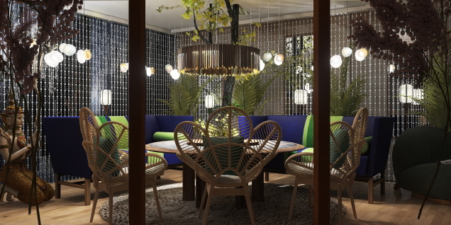 Thai Restaurant - Interior Design Challenges on Homestyler