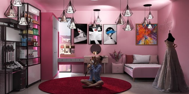 Exquisite Fashiondesigner'sroom Decoration Design Case - Practical ...