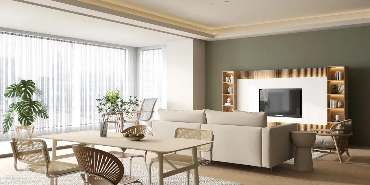 sala moderna dibuat oleh isabella Farias ruiz di Homestyler