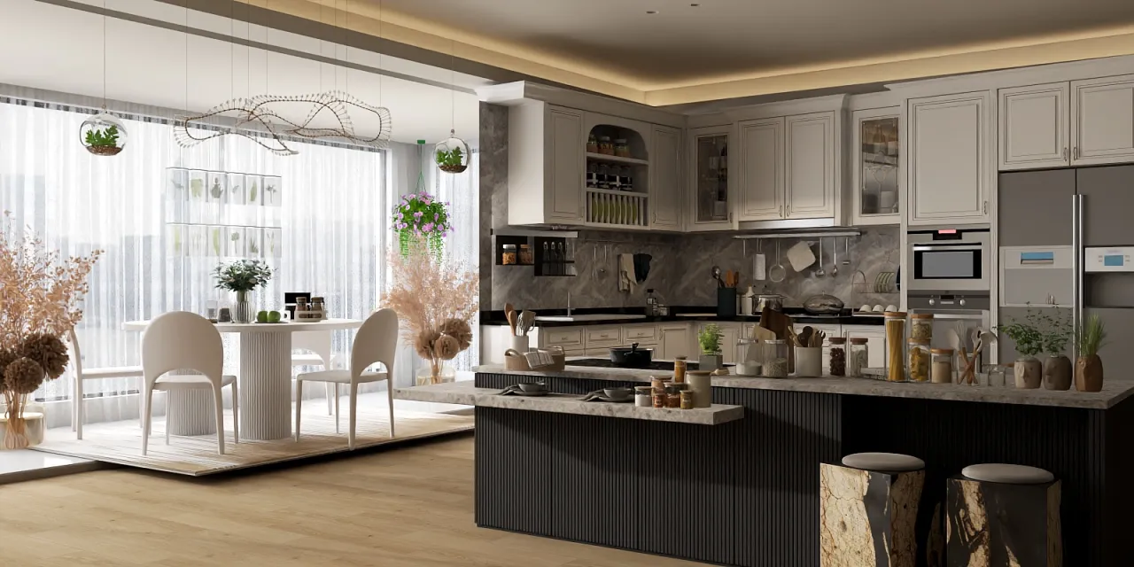OPEN KITCHEN created by Mitchell Risper on Homestyler