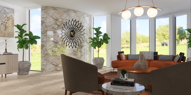 Exquisite IrregularShapedRoomChallenge Decoration Design Case ...