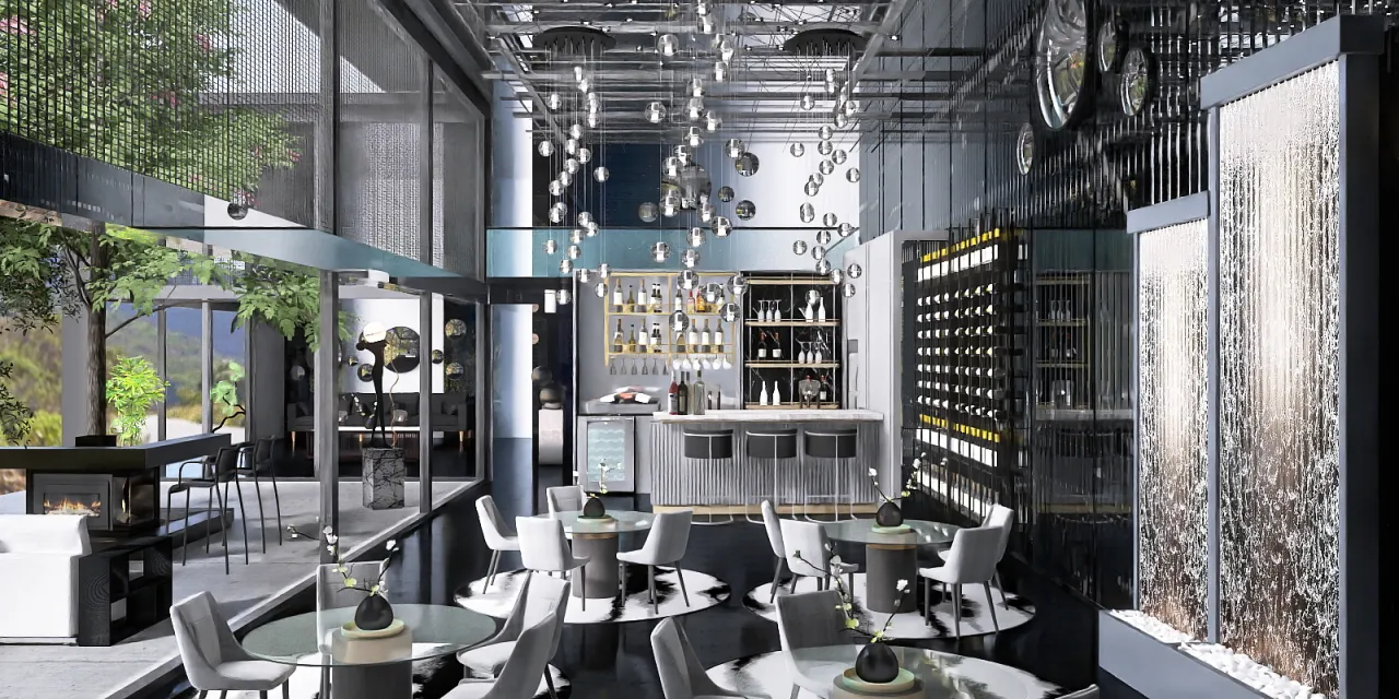 Le Restaurant Des Reflets | تصميم المنزل | بواسطة Barbara MacRae ...