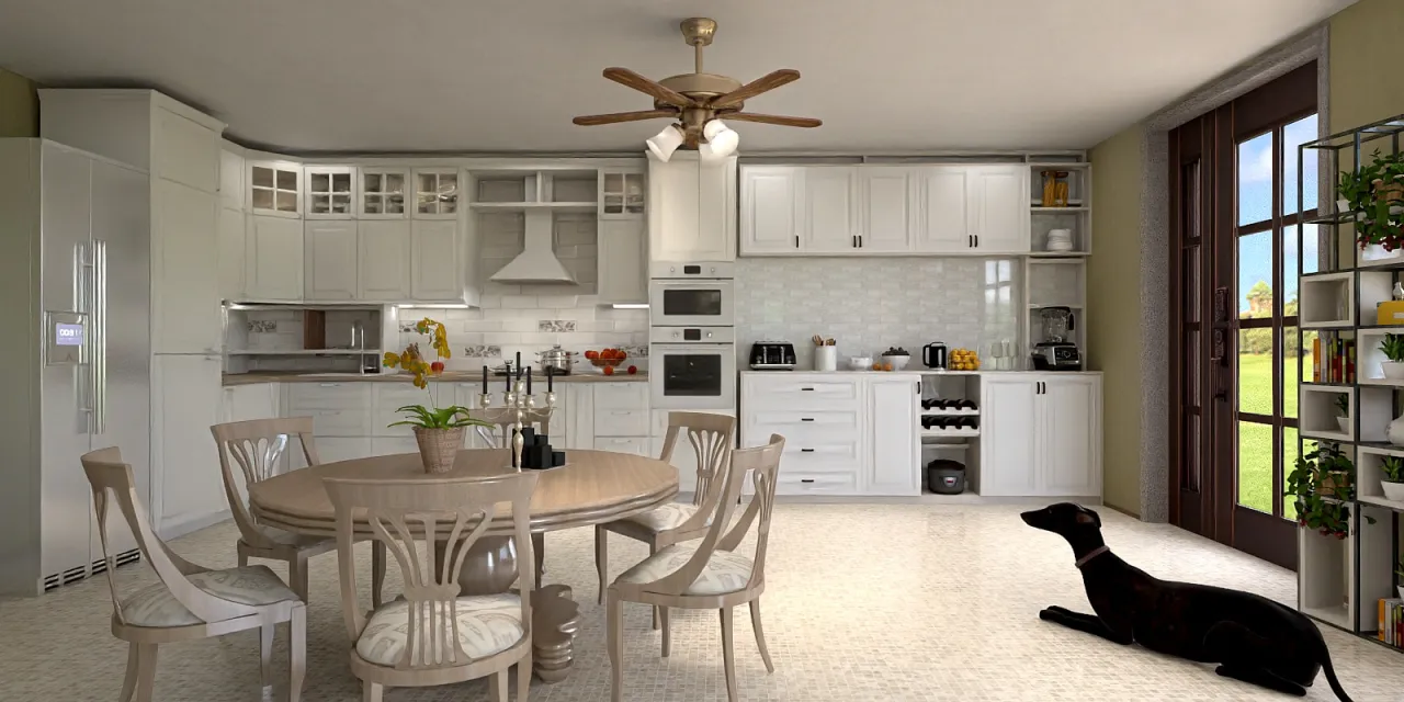 #2 White Kitchen | Home Design | By Joanne M 🐾💜🐾🖤 | - Homestyler