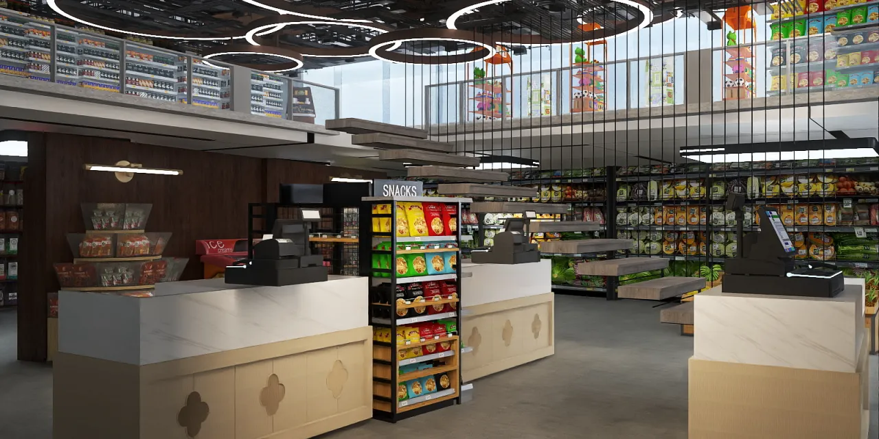Two-story Supermarket | Home Design | By Tyrone The Designer 👨🏽‍🎨 ...