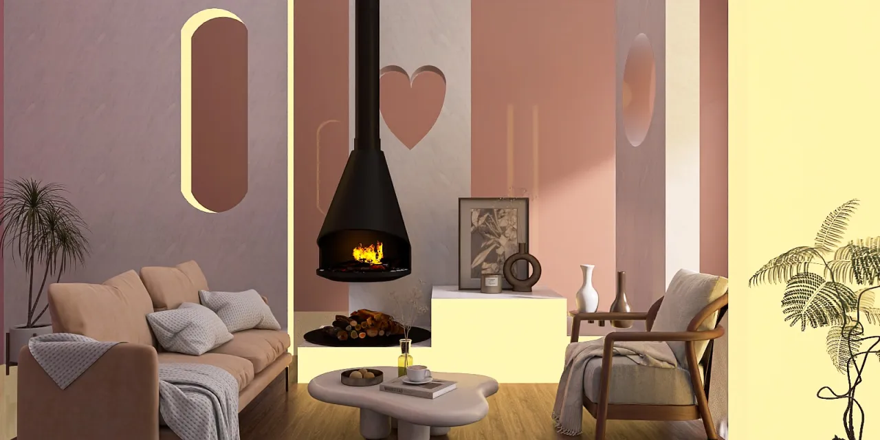Sala iluminada created by adamara bueno on Homestyler