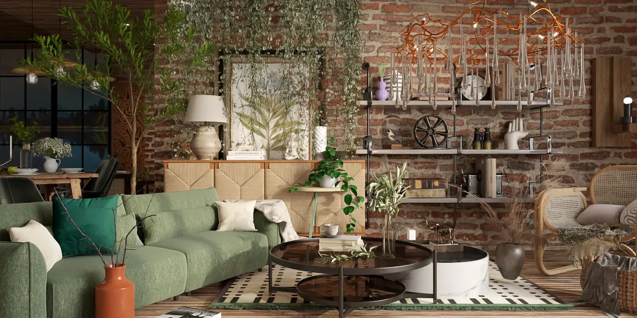 The earthy hangout created by 𝙸𝚍𝚢𝚕𝚕𝚒𝚌 𝙳𝚎𝚜𝚒𝚐𝚗𝚜 on Homestyler
