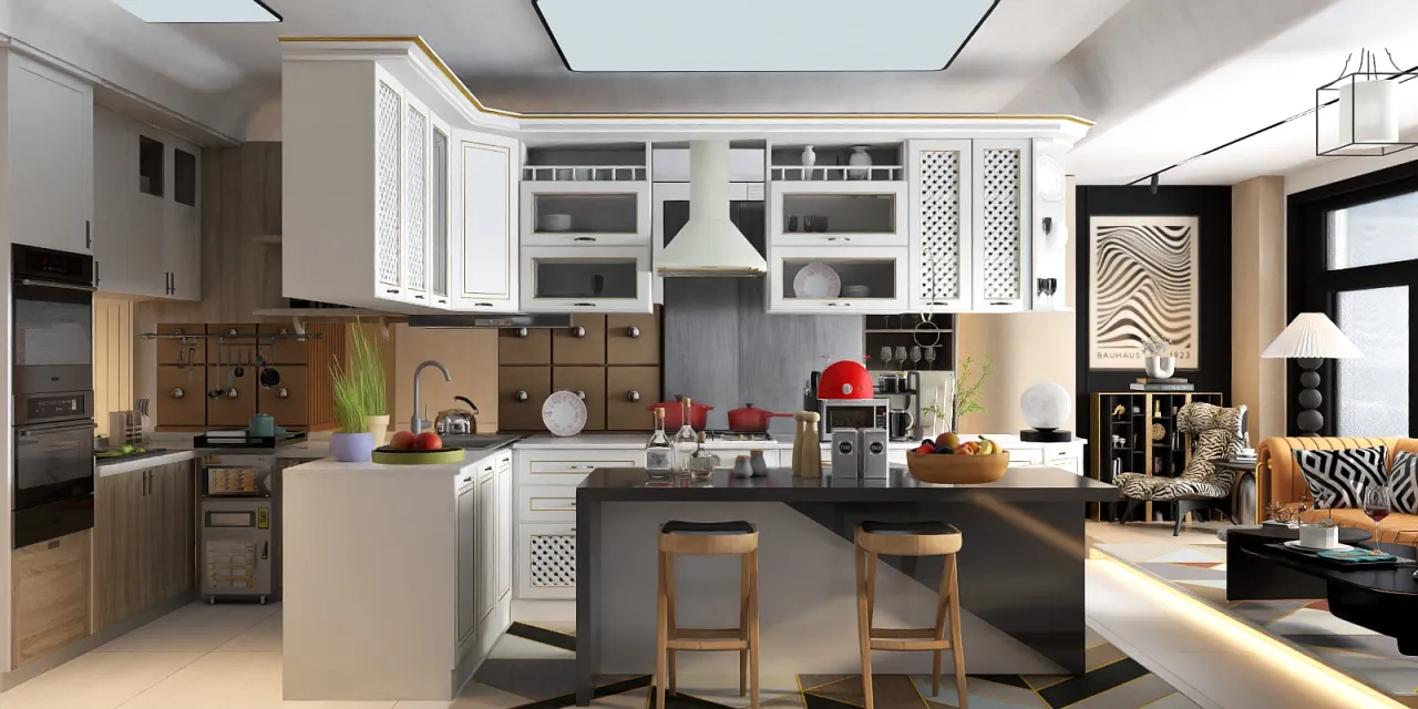 A MULTI-PURPOSE KITCHEN created by DESIGNS BY BELLA on Homestyler