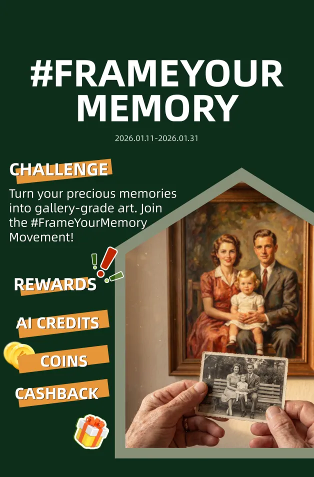🎨 Challenge: Turn your precious memories into gallery-grade art. Join ...