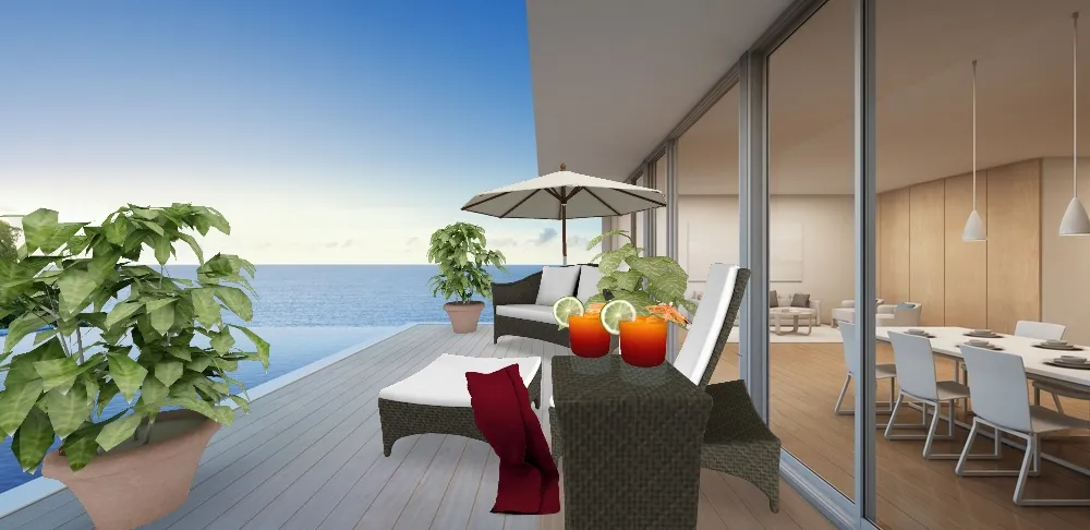 Beach patio created by dorriepfister Pfister on Homestyler